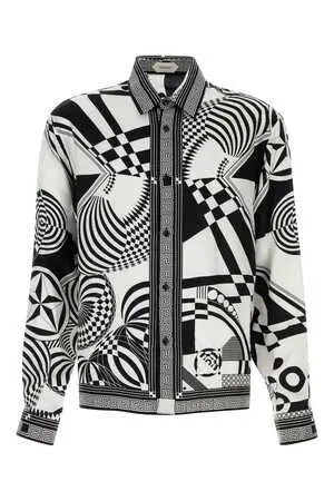 Versace Printed Twill Shirt - Multicolor