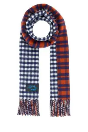 Loewe Embroidered Wool Blend X Cosima Von Bonin Scarf - Multicolor