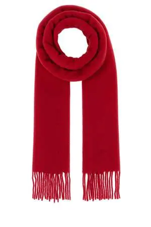 AMI Paris Wool Scarf - Red