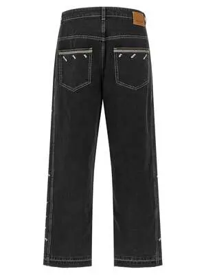 Isabel Marant Étoile Marant 'jorian' Jeans With Embroideries