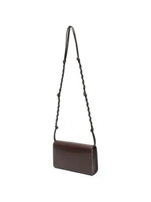 JIL SANDER Tangle Leather Wallet On Chain