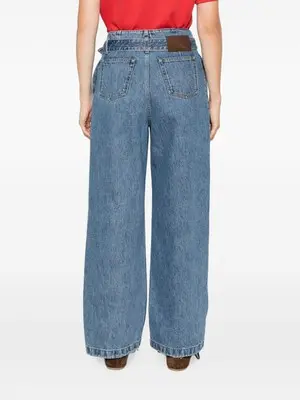 Loewe Draped Denim Jeans