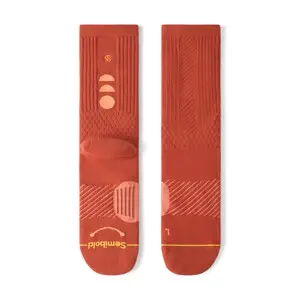 SEMIBOLD Performance Crew Socks Amber - Orange