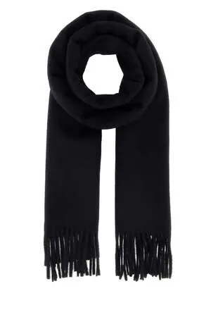 Saint Laurent Cashmere Logo Scarf With Cassandre Motif