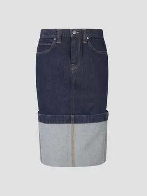 Khaite Mini Cotton Skirt