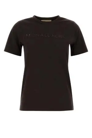 Michael Kors Michael By Michael Kors Women's 100% Cotton T-Shirt Brown