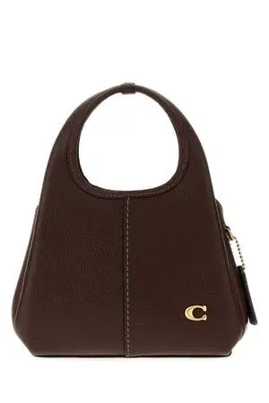 COACH NEW YORK Leather Lena 19 Handbag - Brown