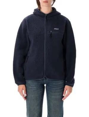 Patagonia Retro Pile Full-zip Hoodie For With Boxy Fit - Blu