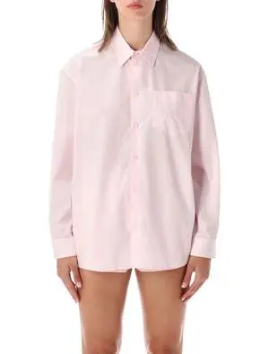 Sporty & Rich Oversized Cotton Button-up Shirt