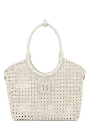 Miu Miu Mini Leather Handbag 22 Cm X 12 Cm X 17 Cm