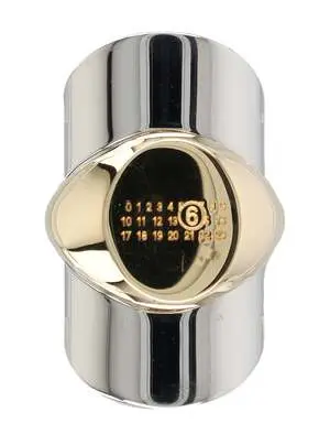 MAISON MARGIELA Oversized Signet Ring - Argento