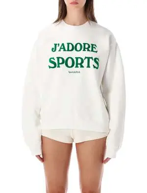 Sporty & Rich Layered Sweatshirts Hoodies For Women