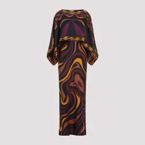 Emilio Pucci Printed Silk Long Dress