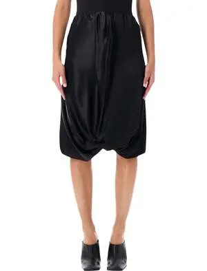 7 For All Mankind Sleeveless Draped Midi Dress