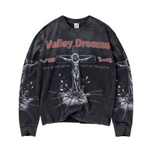 VALE FOREVER Concrete Cross Long-sleeve