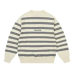 PALACE P-stripe Knit 'beige - Tan