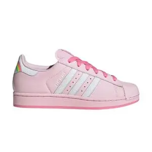 Adidas Wmns Care Bears X Originals Superstar Ii 'clear Cloud White - Pink