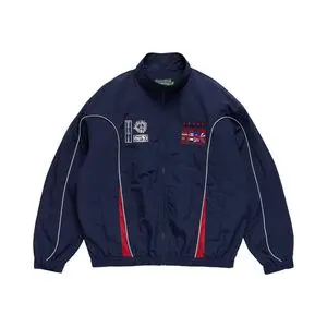 DENIM TEARS Diaspora Flag Track Jacket 'navy