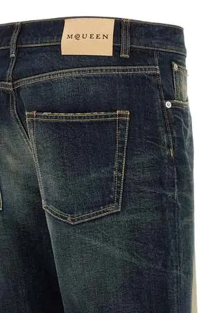 Alexander McQueen Wide Leg Jeans