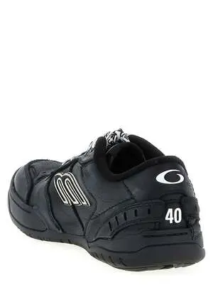 Balenciaga Hamptons Worn-out' Sneakers - Black