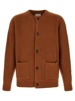 Isabel Marant Étoile Marant Ribbed 'mael' Cardigan - Brown