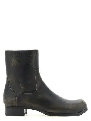 MAISON MARGIELA Vintage Leather Ankle Boots