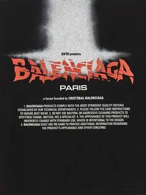 Balenciaga The Door' T-shirt
