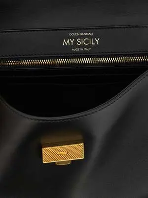 Dolce & Gabbana Medium ‘my Sicily’ Handbag - Black