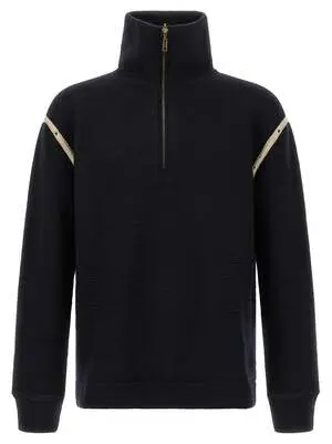 MAISON MARGIELA Denim Patch Sweater - Blue