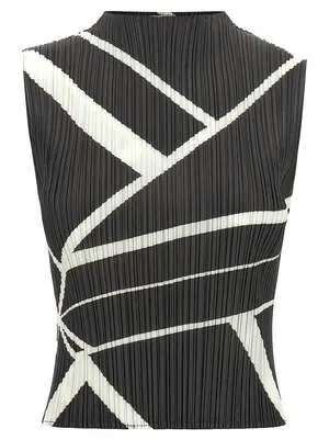 Issey Miyake Fold Line' Blouse - Gray