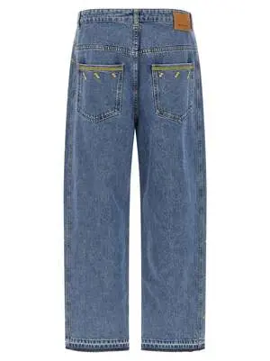 Isabel Marant Étoile Marant 'jorian' Jeans With Embroideries