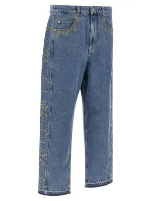Isabel Marant Étoile Marant 'jorian' Jeans With Embroideries