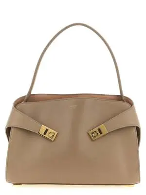 FERRAGAMO Hug Soft Shoulder Bag - Pink