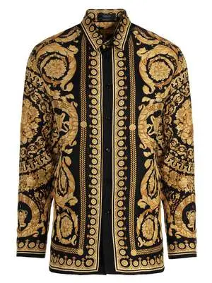 Versace Barocco' Shirt - Gold