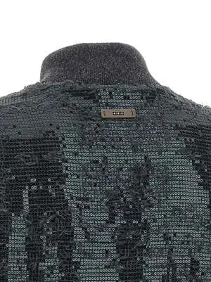 Peserico Sequin Vest - Gray