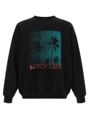 Balenciaga Distressed Detail Sweatshirt - Black