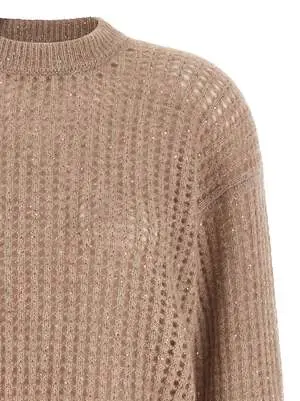 Peserico Micro Sequin Sweater - Cream