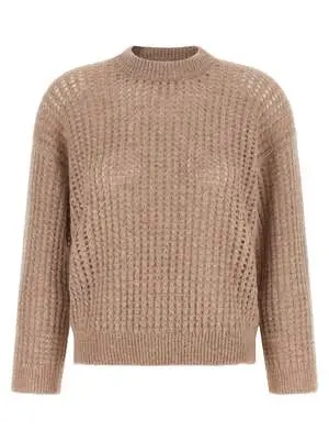 Peserico Micro Sequin Sweater - Cream