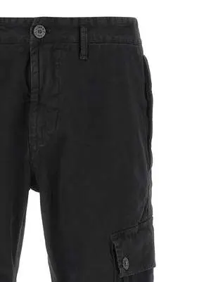 Stone Island 3100034' Cargo Pants With Logo Badge