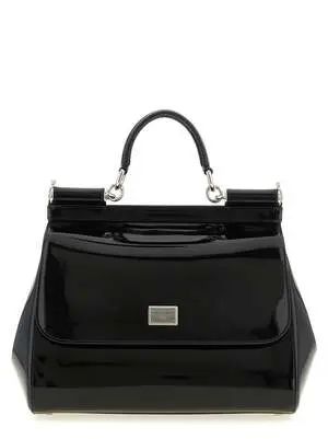 Dolce & Gabbana Sicily' Large Handbag - Black