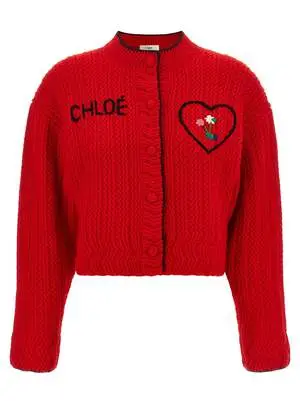 Chloé Embroidery Cardigan