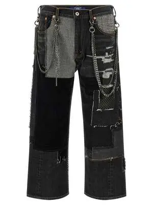 Junya Watanabe Patchwork Jeans - Blue