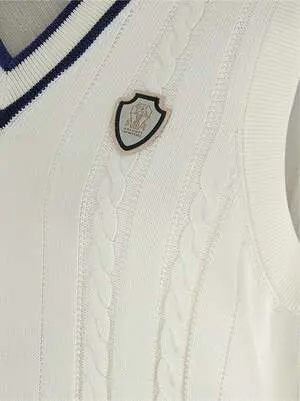 Brunello Cucinelli Cotton Braided Vest
