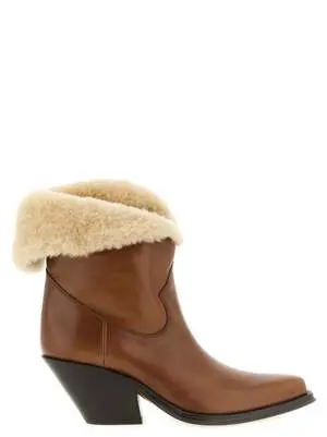 Chloé Azelan' Ankle Boots - Brown