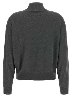 Peserico Lamé Thread Turtleneck Sweater