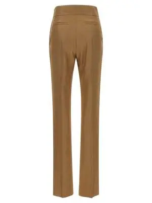 Valentino Garavani Textured Silk Wool Pants