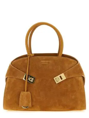 FERRAGAMO Hug Th S' Handbag - Cream