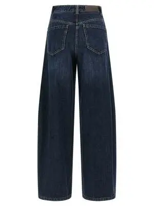 Brunello Cucinelli Wide Barrel Full Lenght' Jeans