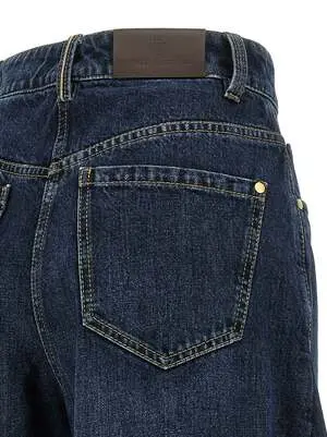 Brunello Cucinelli Wide Barrel Full Lenght' Jeans