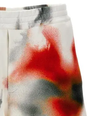 Alexander McQueen Obscured Flower' Bermuda Shorts